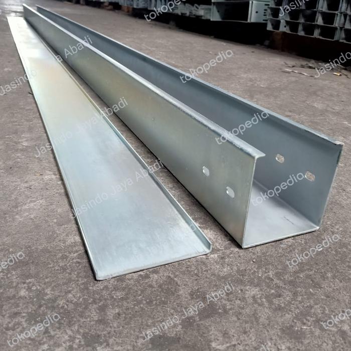Jual Cable Duct tray + cover 100 x 100 x 3000mm / Electro Galvanis ...