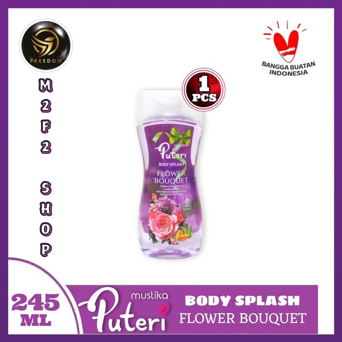 Jual Mustika Puteri Body Splash Parfume Flower Bouquet | Ungu - 245 ml ...