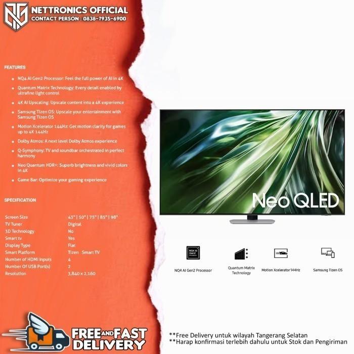 Jual SAMSUNG NEO QLED 98QN90D - SAMSUNG NEO QLED SMART TV 98" QUANTUM ...