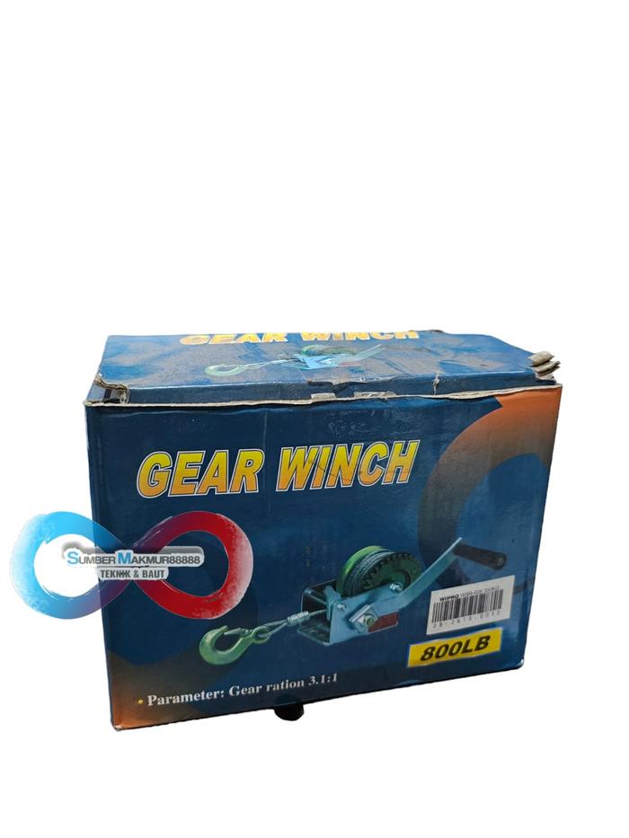 Jual Katrol Kerekan Manual Alat Derek Hand Winch 350kg Wipro WSR-035 ...