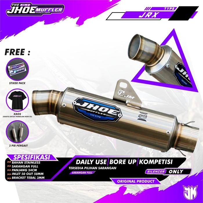 Jual Knalpot Racing Sonic 150 Supra GTR Type Roadrace By Jhoe Muffler ...