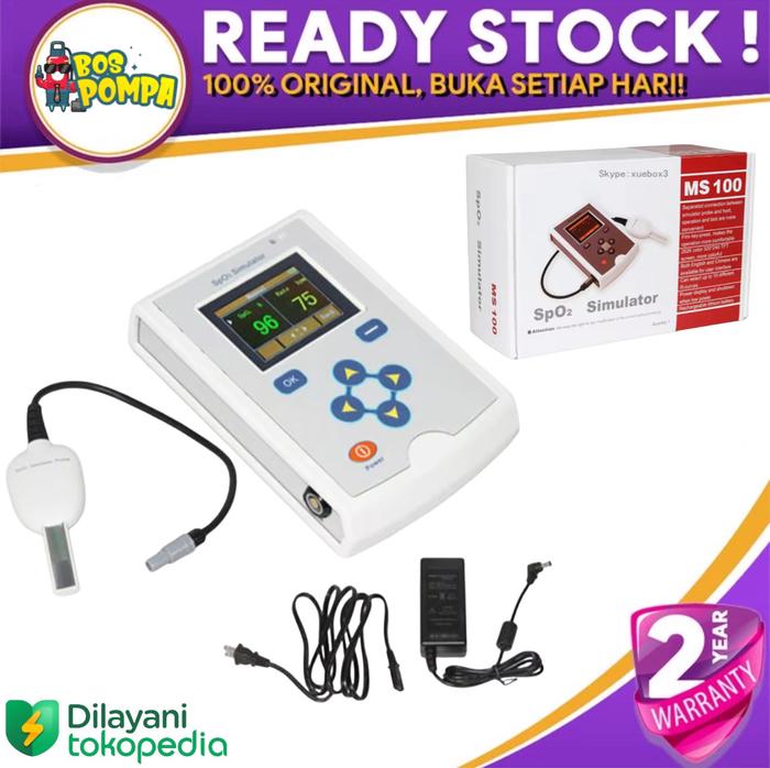 Jual CONTEC MS100 SPO2 Simulator Pulse Oximeter Blood Oxygen Pulse Rate ...