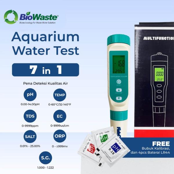 Jual Fishco Alat Ukur Kualitas Air Water Test 4 in 1 TDS, Ph, Ec ...