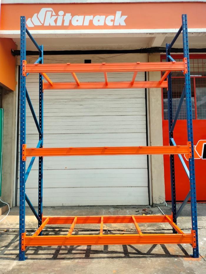Jual Rak Palet 1 TON KITARACK Pallet Rack Heavy Duty Panjang 2.7 Meter ...