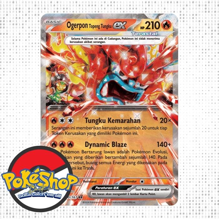 Jual Ogerpon Topeng Tungku ex, 040/167 RR, Indonesia, 2024 - Jakarta Selatan - Pokeshop ...