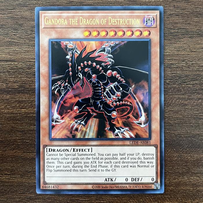 Jual YuGiOh Gandora the Dragon of Destruction LEDE Ultra - OCG AE Asian English - Kota Surabaya ...