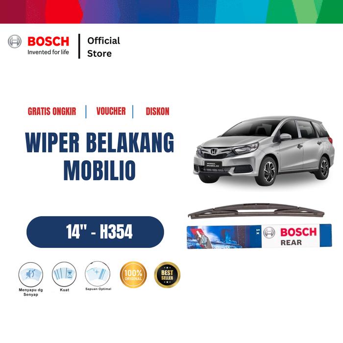 Jual Bosch Rear Wiper Belakang Mobil Honda Mobilio Rock Lock H354 - Kab ...