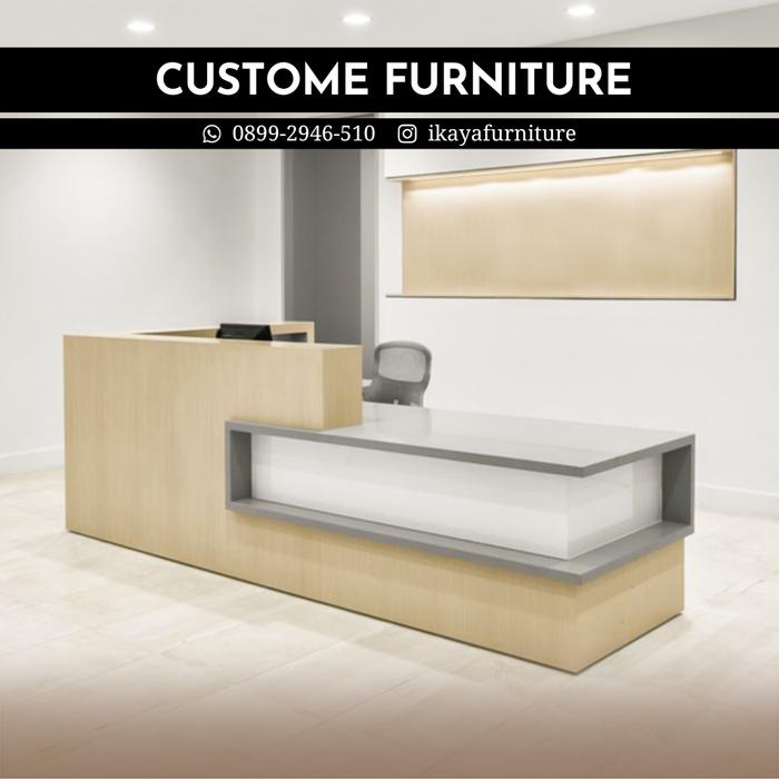 Jual Meja resepsionis set backdrop office - Kab. Tangerang ...