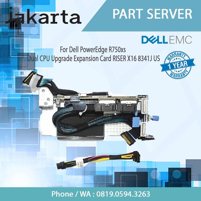 Jual Dell PowerEdge R750xs Dual CPU Upgrade Expansion Card RISER X16 ...