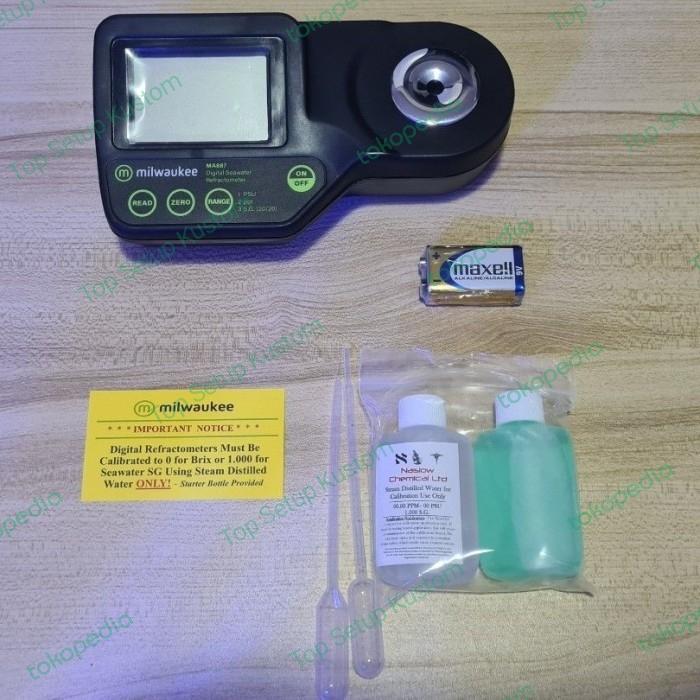 Jual Milwaukee M887 Digital Refractometer Akuarium Air Laut Marine ...