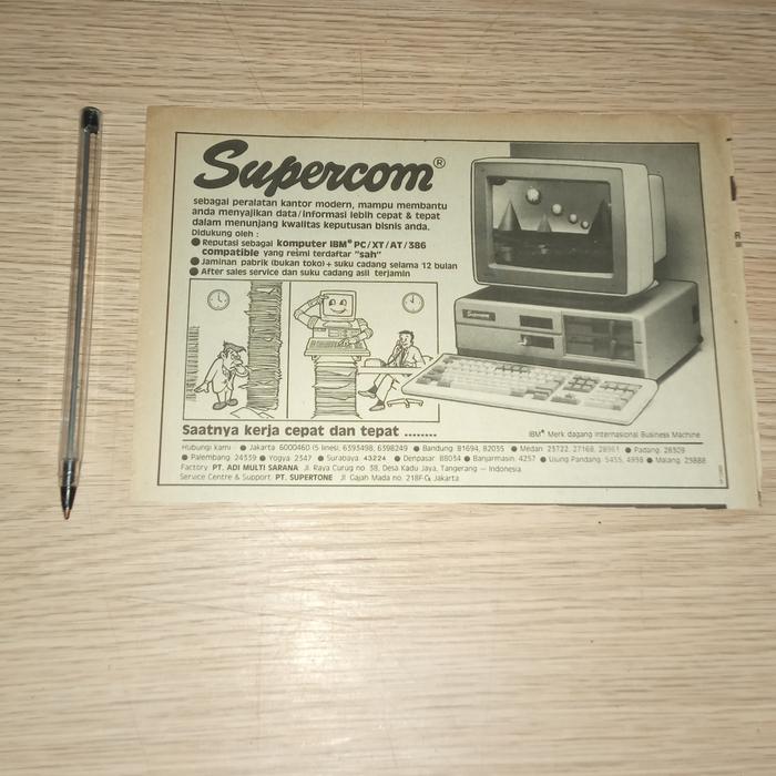 Jual Iklan cetak jadul Supercom - Kota Bandung - Kawan DuniaMayaShop ...