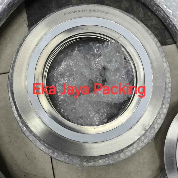 Jual Spiral Wound Gasket 6" inch ( SWG ANSI 300 inner Outering ...