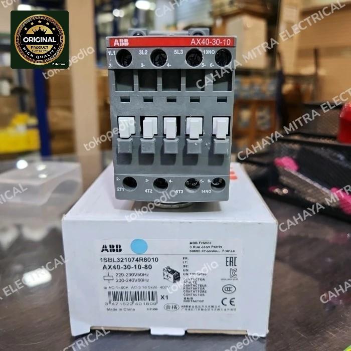 Jual Contactor/ Kontaktor ABB AX40-30-01-80 220V Original - Jakarta ...
