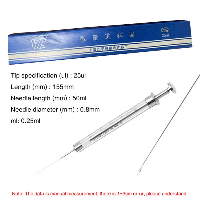 Jual Microliter Syringes Glass Syringe Injector Glass Microliter Gas ...