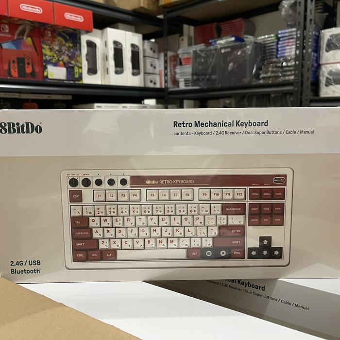 Promo 8Bitdo Retro Mechanical Keyboard Wireless Portable for Windows ...