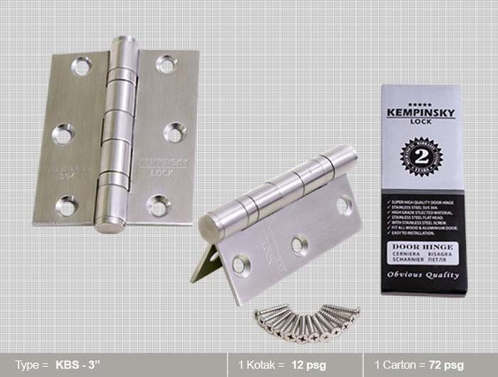 Jual KBS 3" / Engsel pintu / hinge / Engsel jendela /KEMPINSKY - Kota Bandung - SumberBangunan ...