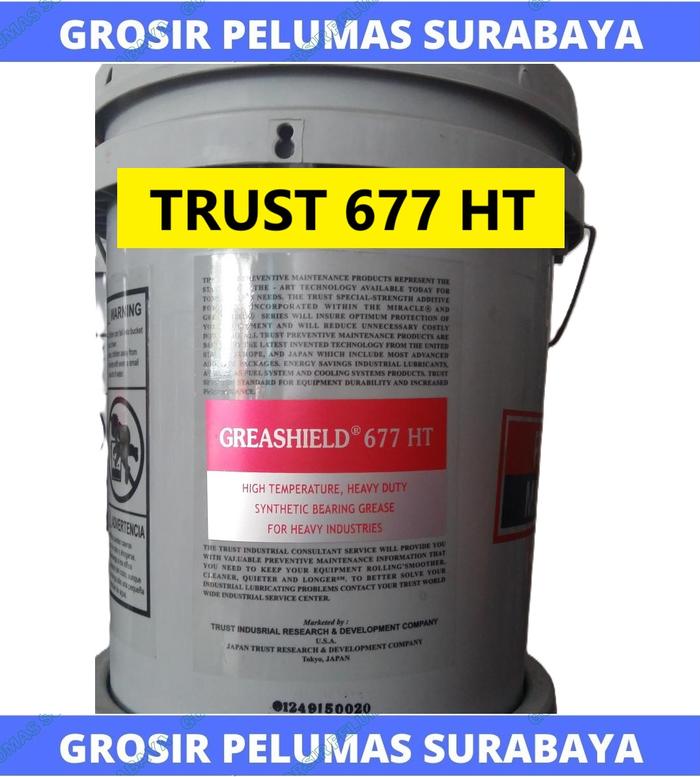 Jual Trust grease 677 HT Merah 16kg , hi temp , tahan panas 285'c ...