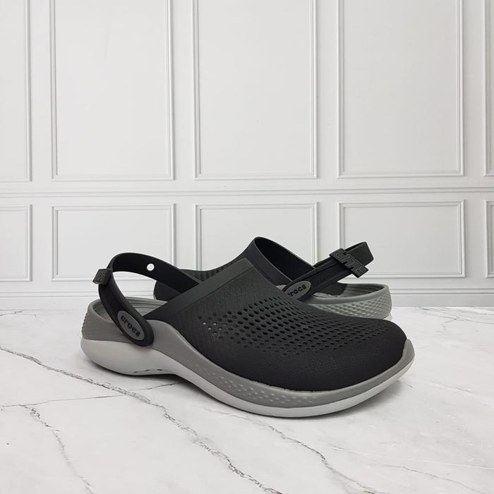 Jual SANDAL CROCS LITERIDE 360 CLOG PRIA / SANDAL PRIA / CROCS - Hitam ...