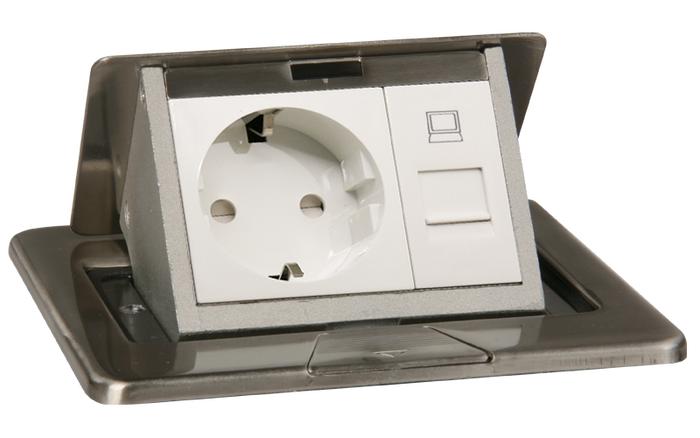 Jual NERO Stop Kontak Lantai Lantai Floor Outlets D10UPC 16A 250V ...