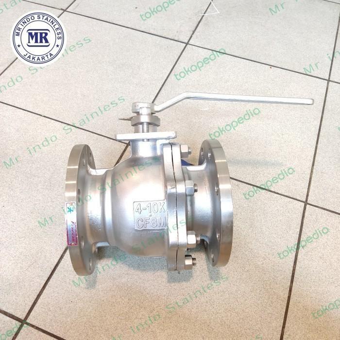 Jual Ball Valve Flange JIS 10k SS316 6" Inch DN150 Stainless SS 316 CF8M - Jakarta Barat - Mr ...