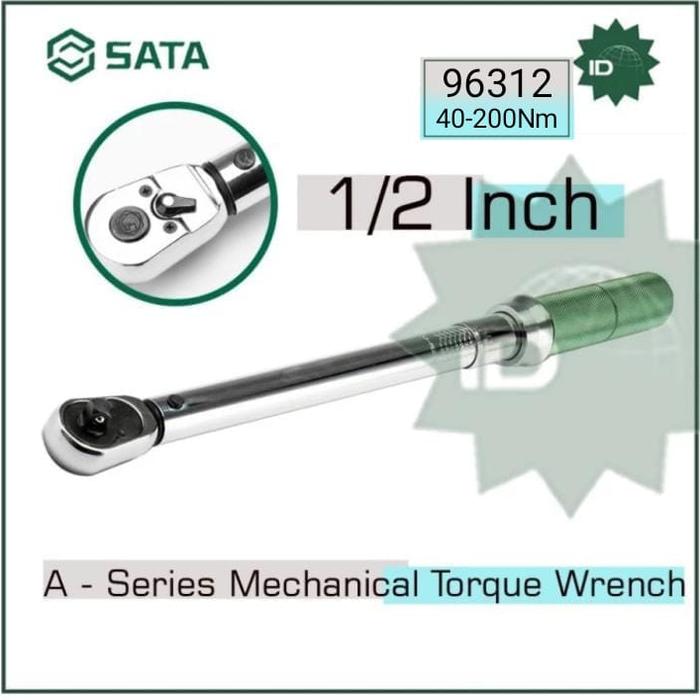 Jual Kunci Mekanikal Torsi Momen 1/2" Torque 40-200Nm 96312 Sata Tools ...