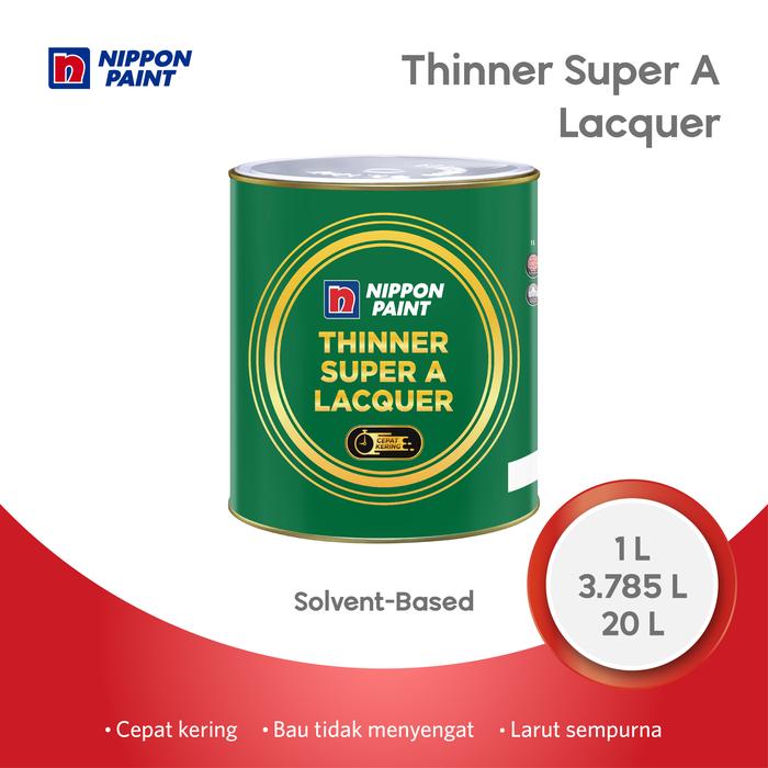 Jual NIPPON THINNER SUPER A LACQUER-PELARUT CAT DASAR NIPPON PAINT - 3.785L - Jakarta Utara ...