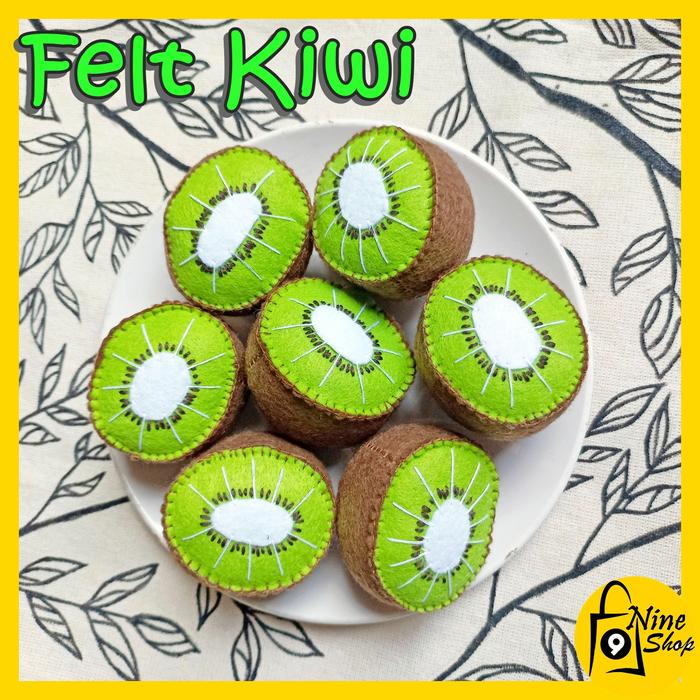 Jual Mainan Flanel Buah Kiwi / Pretend Play Felt Kiwi - Kota Bogor ...