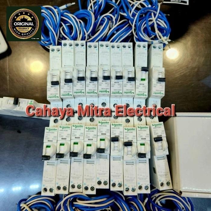 Jual SCHNEIDER ELECTRIC ELCB / RCBO IC60N SLIM 1P 20A 30mA Ref ...