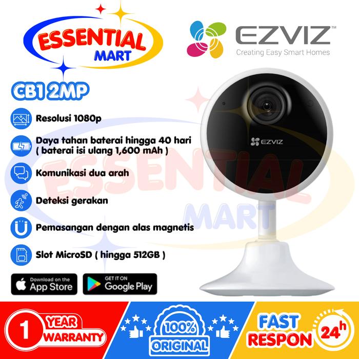 Jual CCTV EZVIZ CB1 2MP Smart Home Battery IP Camera - Jakarta Pusat ...