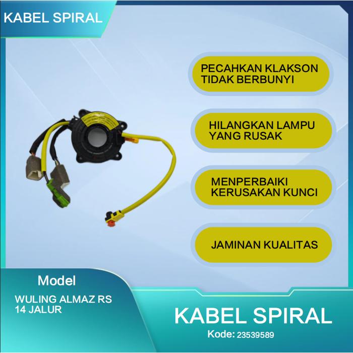 Jual Kabel Spiral Kabel Klakson Clock Spring Cable WULING ALMAZ RS 14 ...