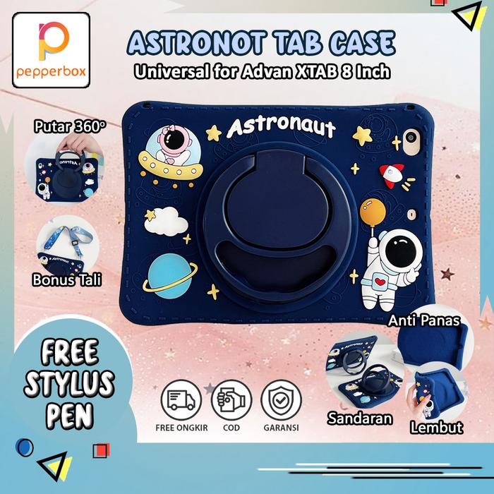 Jual Casing Advan XTAB 8 Inch T310 Softcase Kartun Anak Case Astronot ...