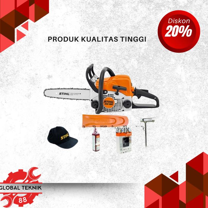 Jual STIHL Chainsaw MS 180 16 Inch Mesin Potong Kayu MS180 Gergaji Kayu 16" - Kota Pekalongan ...