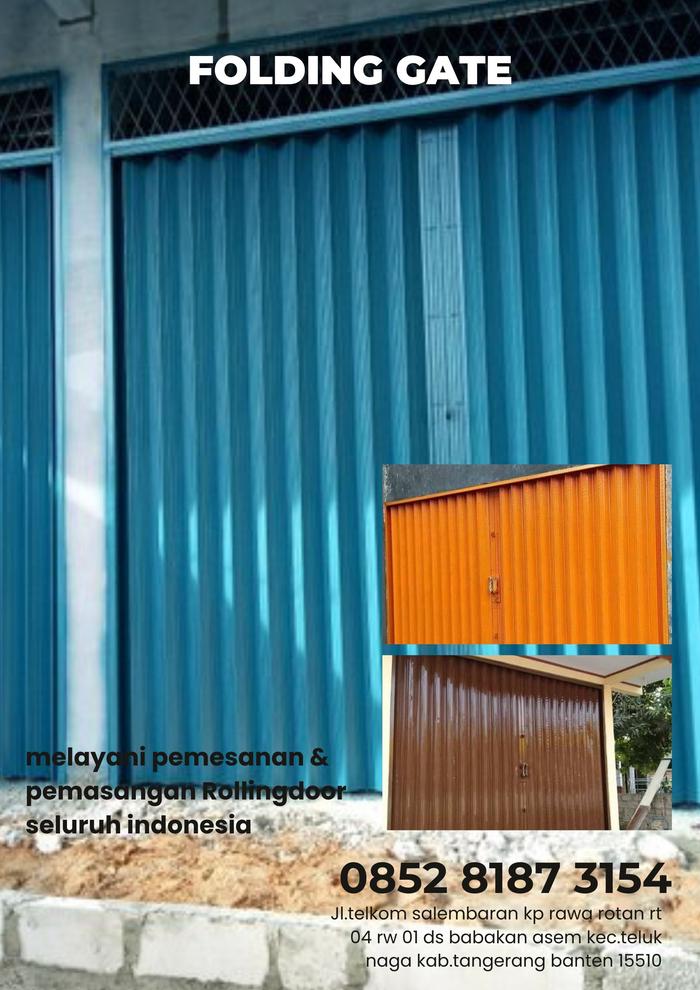 Jual PINTU SLIDING FOLDING GATE GALVALUM 0,5mm - Kab. Tangerang ...