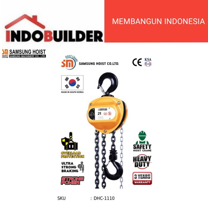Jual SAMSUNG CHAIN BLOCK 2 TON X 10 METER - Kab. Tangerang - Indo ...