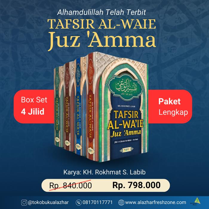 Promo Paket Box Buku Tafsir (Jilid 1,2,3,dan 4) Al Waie Juz Amma Al azhar Press - Kota Bogor ...