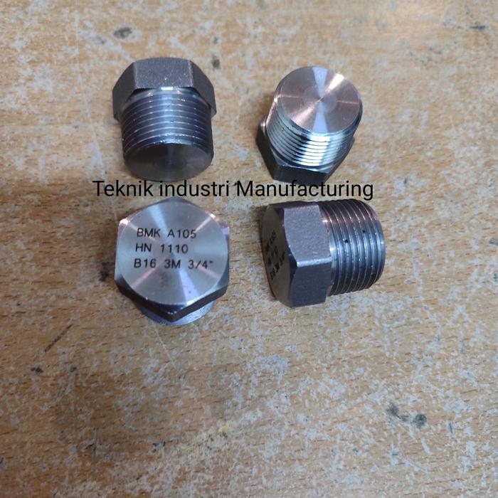 Jual Hex Plug Besi class 3000 / Plug Class 3000 Besi 1" inch - Jakarta ...