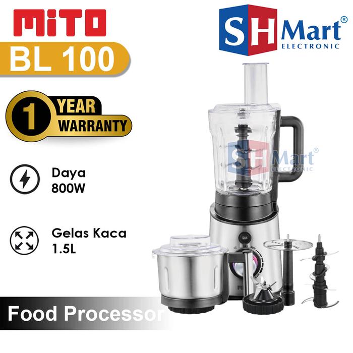 Promo Blender Food Prosesor Pro MITO Omni Blade BL100 / BL-100 / BL 100 ...