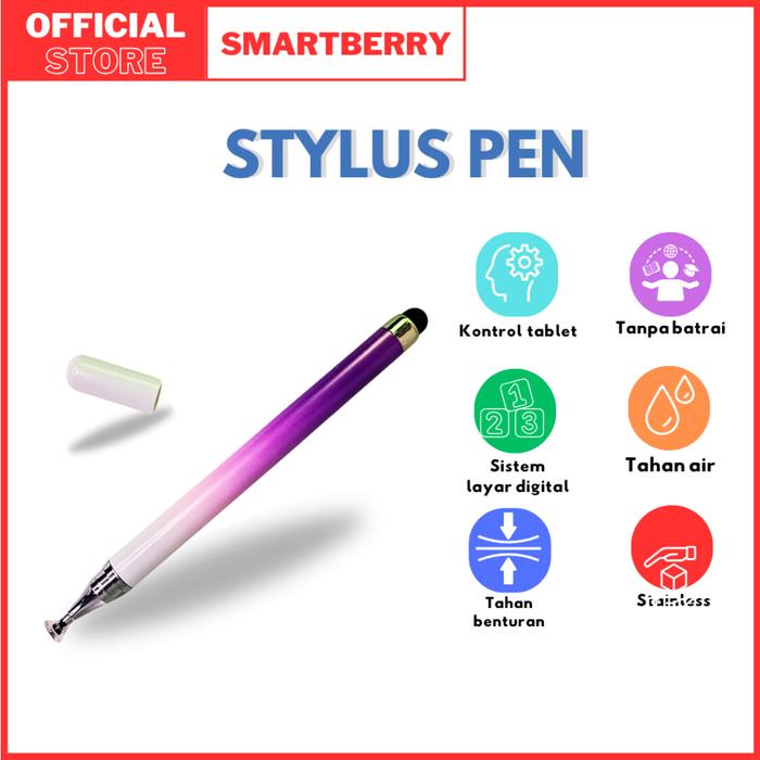 Promo Stylus Pen 2 in 1, untuk Tablet,Smartphone,Touch Screen,Pulpen ...