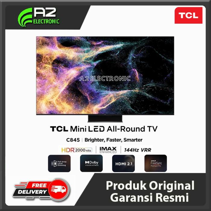 Jual TCL 65C845 TCL QLED 65 Inch SMART GOOGLE TV - MINI LED - UHD 4K - 65C845 - HDM1 2.1 - 144Hz ...