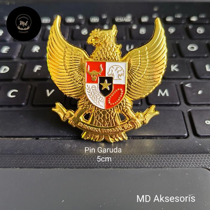 Jual Pin Garuda Pancasila 5cm Pin Garuda Pancasila Emas - Kab. Klaten ...