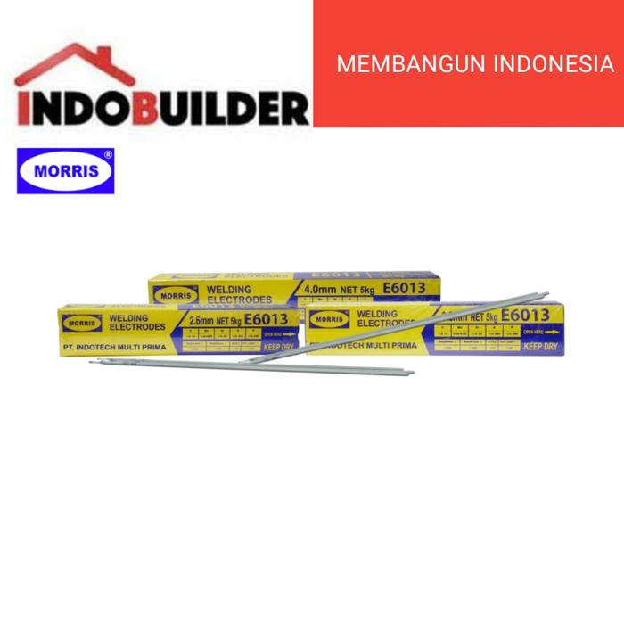 Jual MORRIS WELDING ELECTRODE AWS E6013 UKURAN 2 MM X 300 MM PER PACK 5 KG / KAWAT LAS - Kab ...