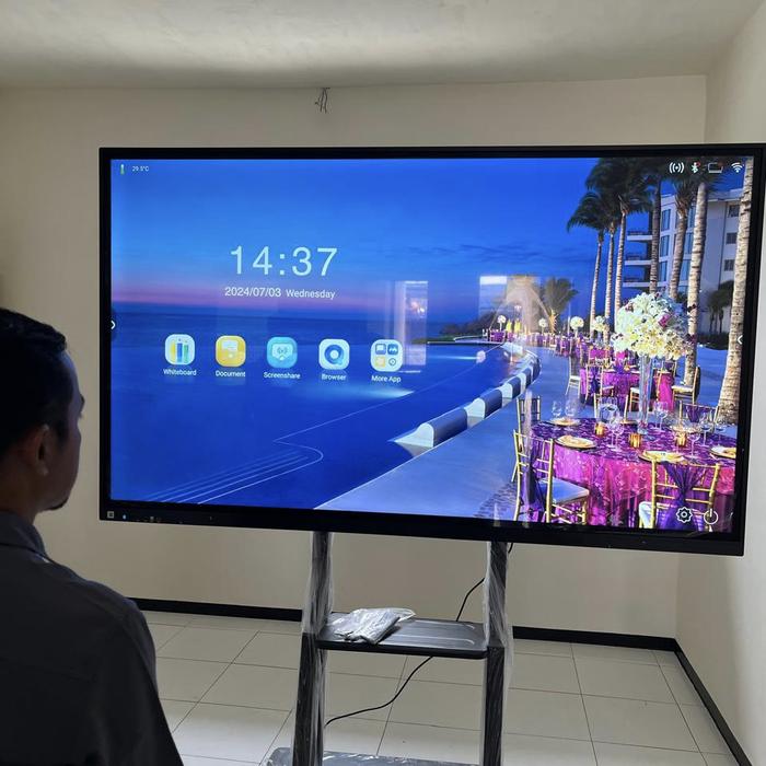Jual Interactive Flat Panel Display 85 inch 4K Smartboard Touchscreen ...