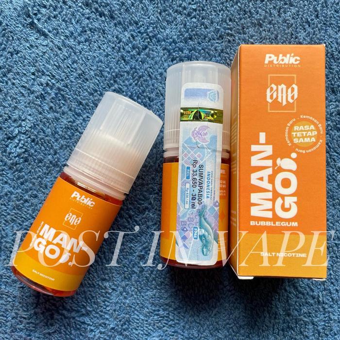 Jual Eno Bubblegum Mango 30ml - Salt Nic Liquid Vape By Public Distri ...