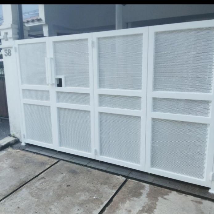 Jual pagar besi perforated plat lubang pengaman rumah - Kota Depok ...