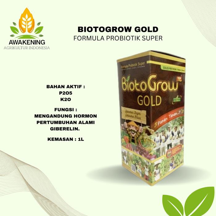 Jual BIOTOGROW GOLD 1L PUPUK DAUN ORGANIK FORMULA PROBIOTIK SUPER - Kab ...