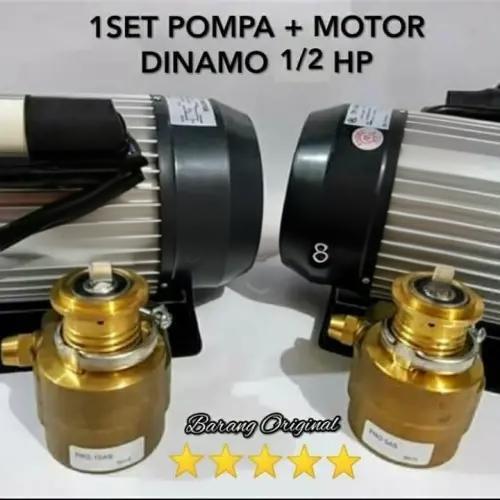 Jual Pompa Rotoflow 105 GPH + Motor 1/2 HP Booster Pump RO 1000 Gpd ...