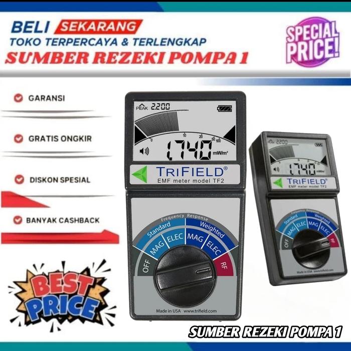 Jual Trifield EMF Gauss Meter TF2 The 100XE Legend Renewed AC Magnetic ...