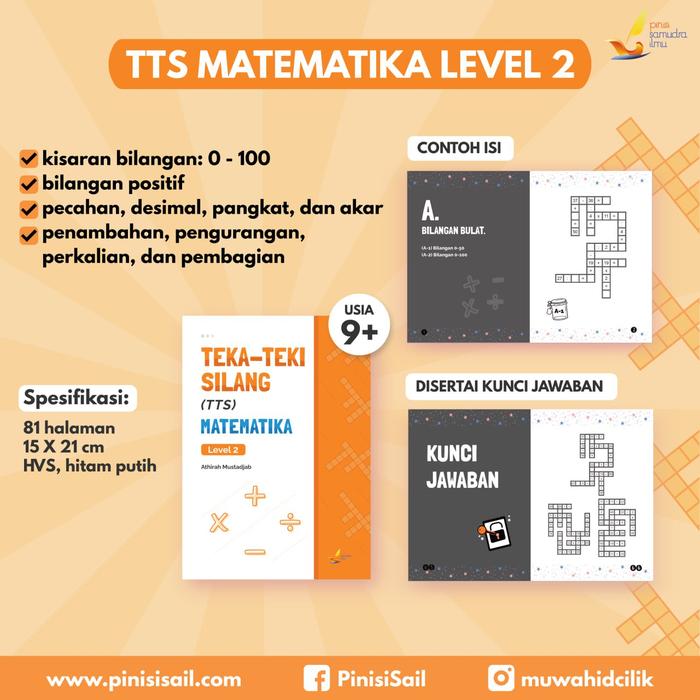 Jual teka teki silang matematika level 2 - Kab. Bekasi - Choco kaizen ...
