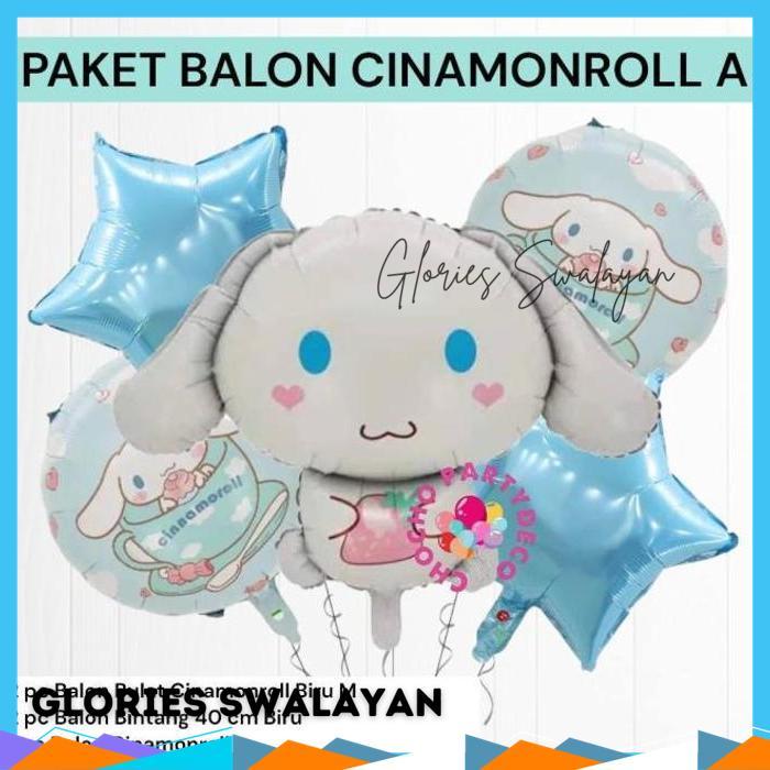 Jual PAKET BALON CINNAMOROLL SANRIO / DEKORASI ULANG TAHUN SANRIO ...