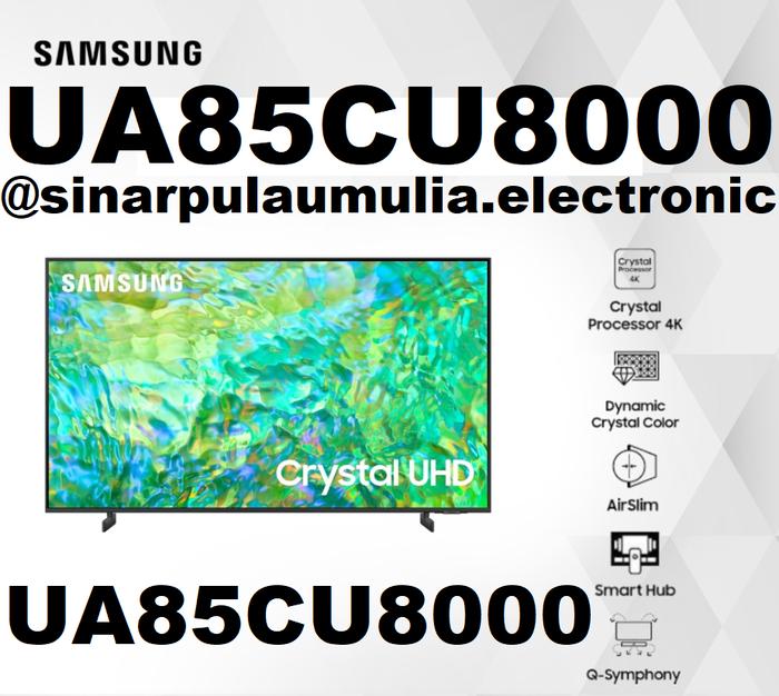 Jual Samsung LED TV 85 Inch 4K UHD Smart Digital - UA 85 CU8000 ...